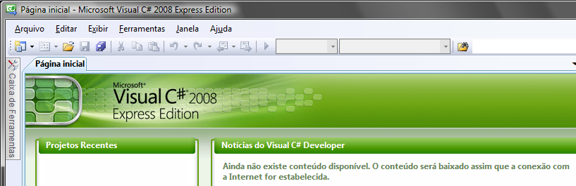 Configurando o idioma do Visual C# 2008 Express Edition para português | Ricvelozo